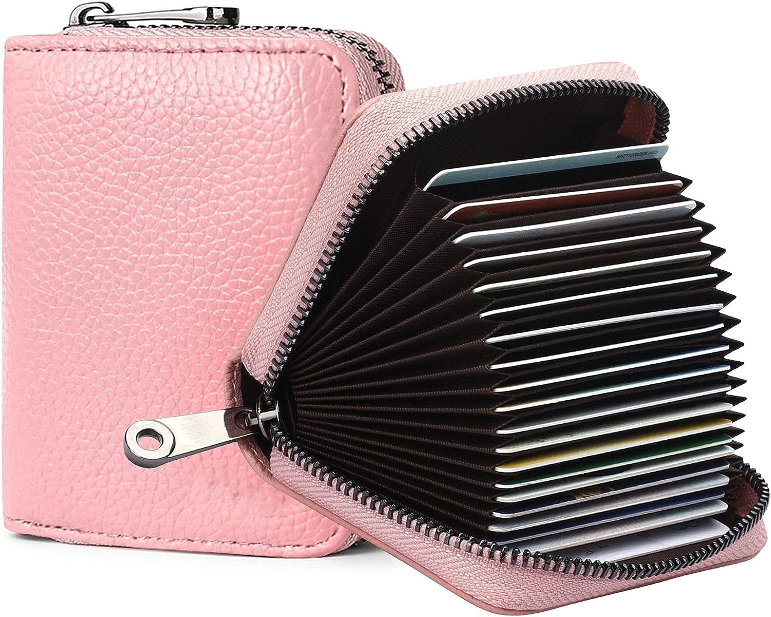 Credit Card Holder Blocking Credit Card Wallet 20 Slots Genuine Leather ...