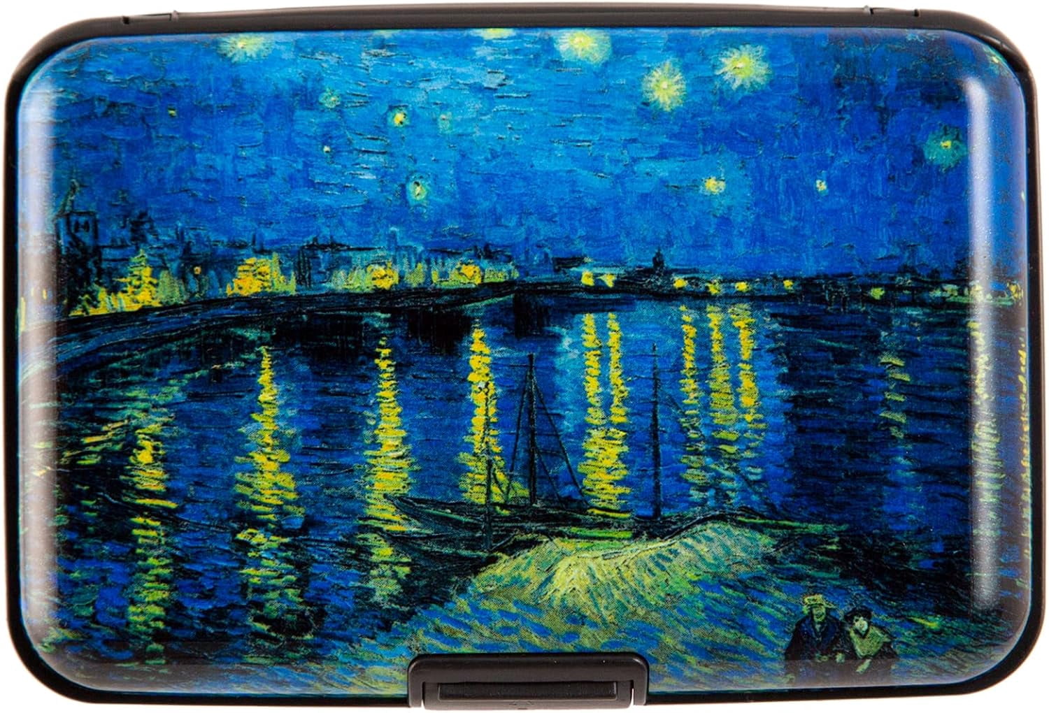 Credit Card Holder Blocking Wallet for Women Men Small Mini Slim Hard ...