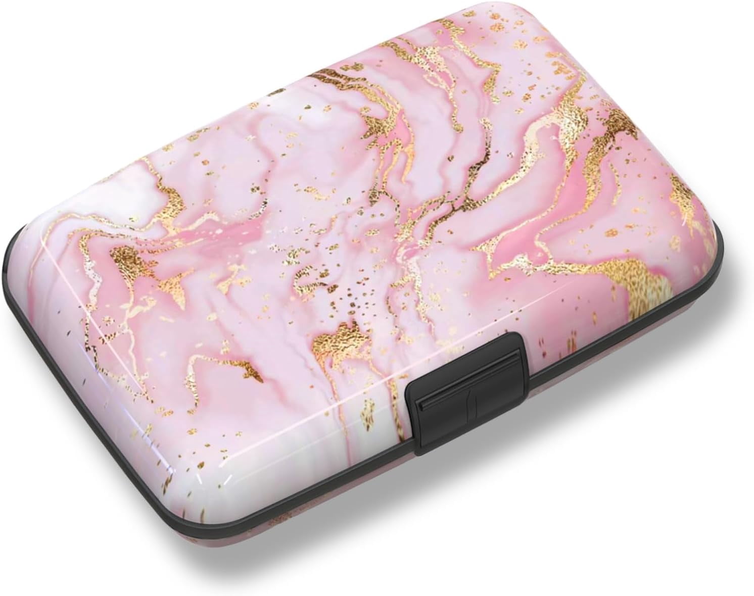 Credit Card Holder, Mini RFID Small Card Wallet, Blocking Slim Metal ...