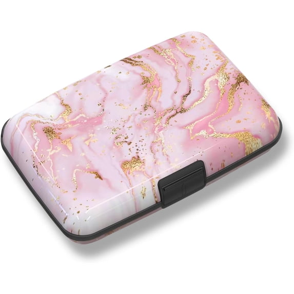 Credit Card Holder, Mini RFID Small Card Wallet, Blocking Slim Metal ...