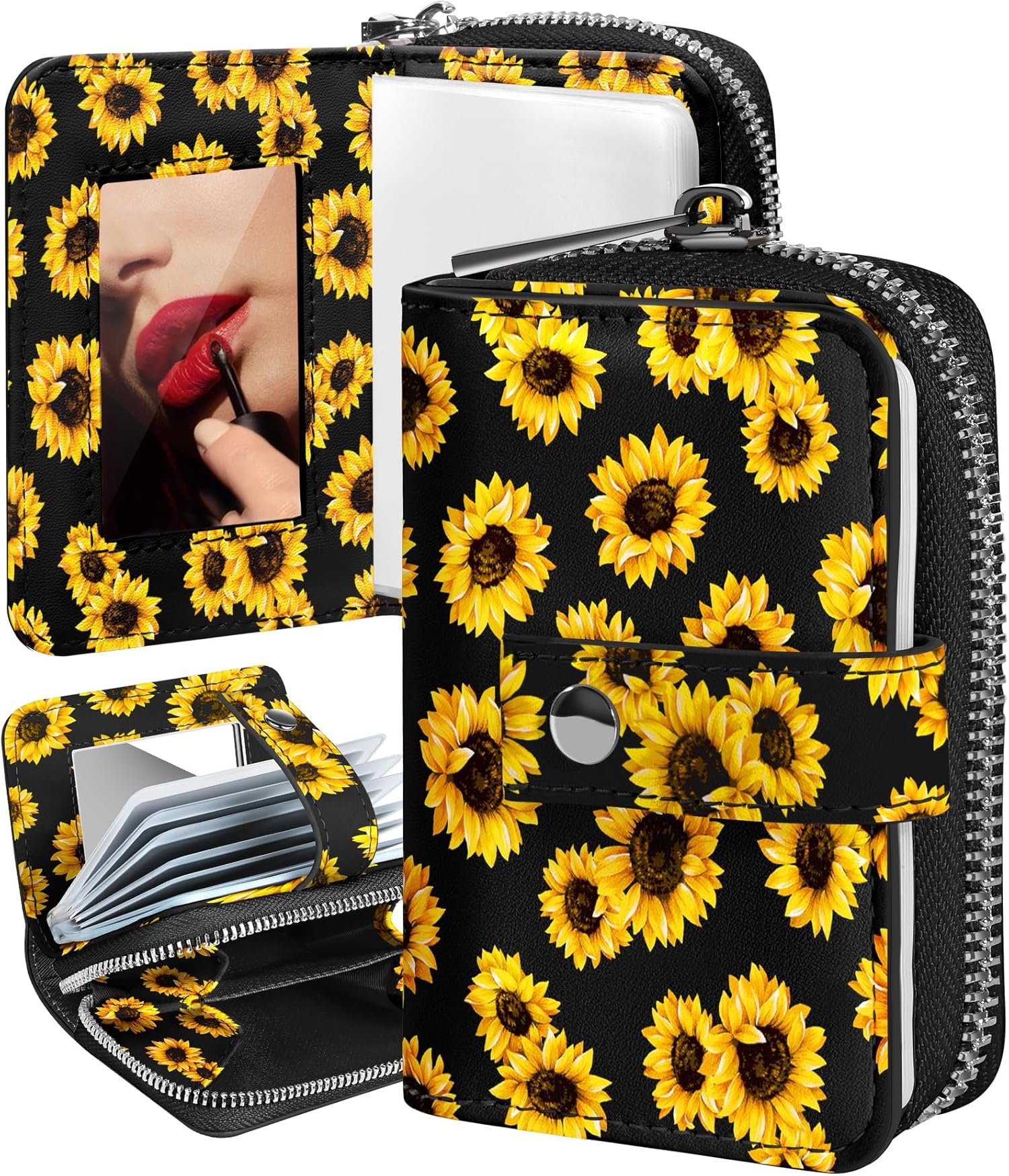 Credit Card Holder Wallet for Women Ladies Cute Small Teen Girls Female ...