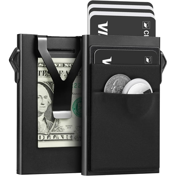 Credit Card Holder Wallet for Men Blocking Slim Minimalist Wallet with ...