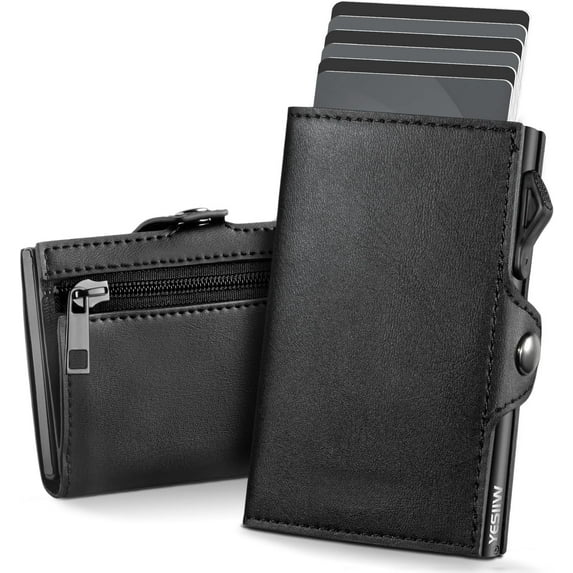 Credit Card Holder Wallet for Men Blocking Slim Minimalist Wallet with ...
