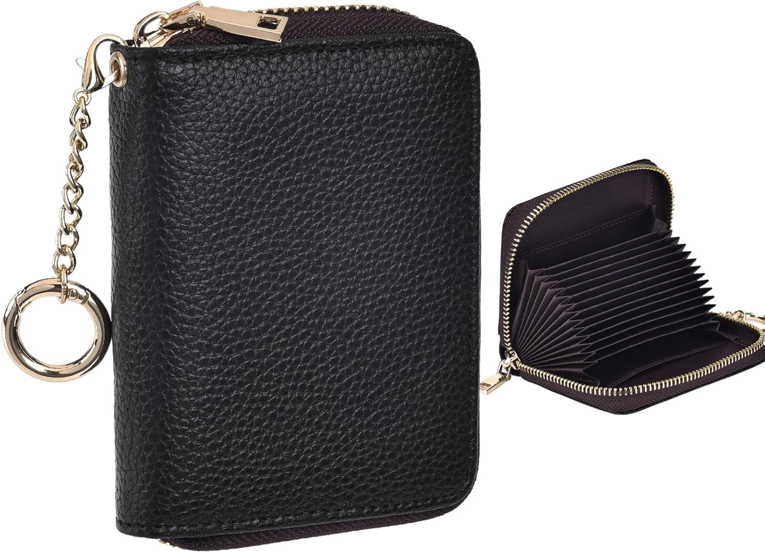 Credit Card Holder For Women, Rfid Blocking Small Compact Bifold Credit ...