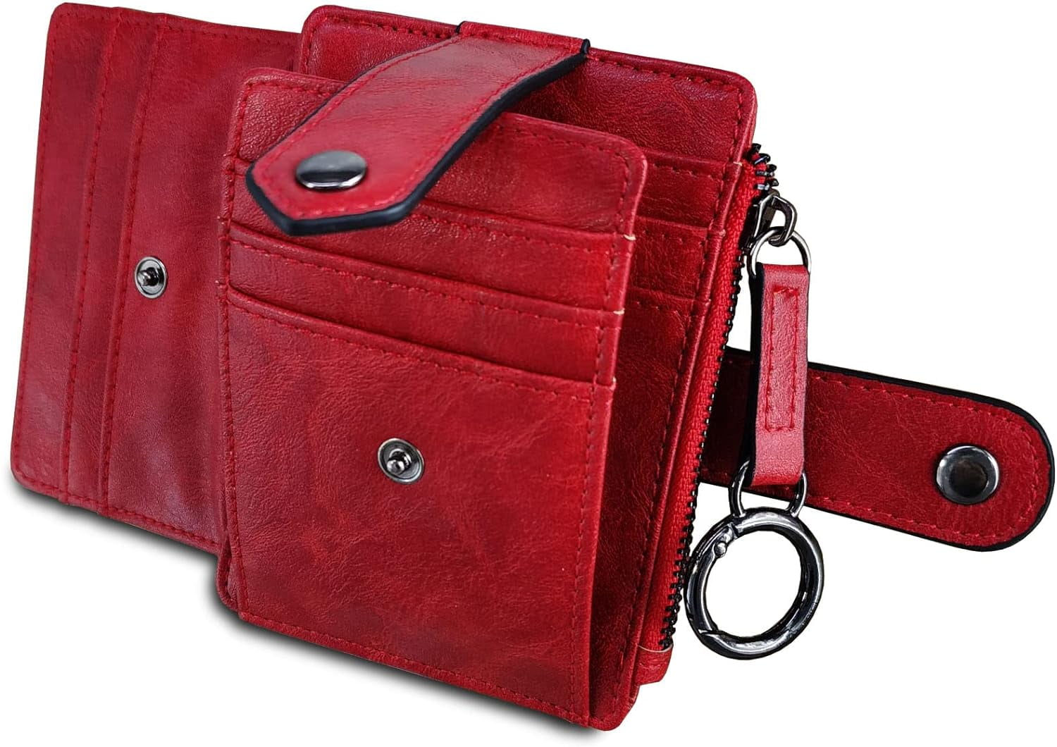 Credit Card Holder for Women Rfid Card Holder Mini Keychain Wallet ...