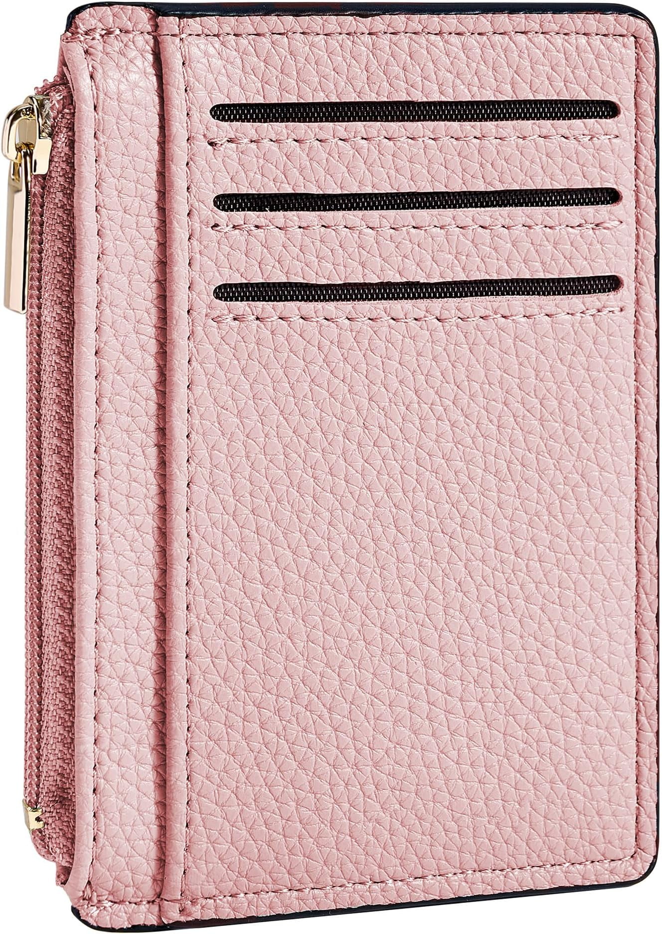 Credit Card Holder for Women Slim Minimalist Front Pocket RFID Blocking ...