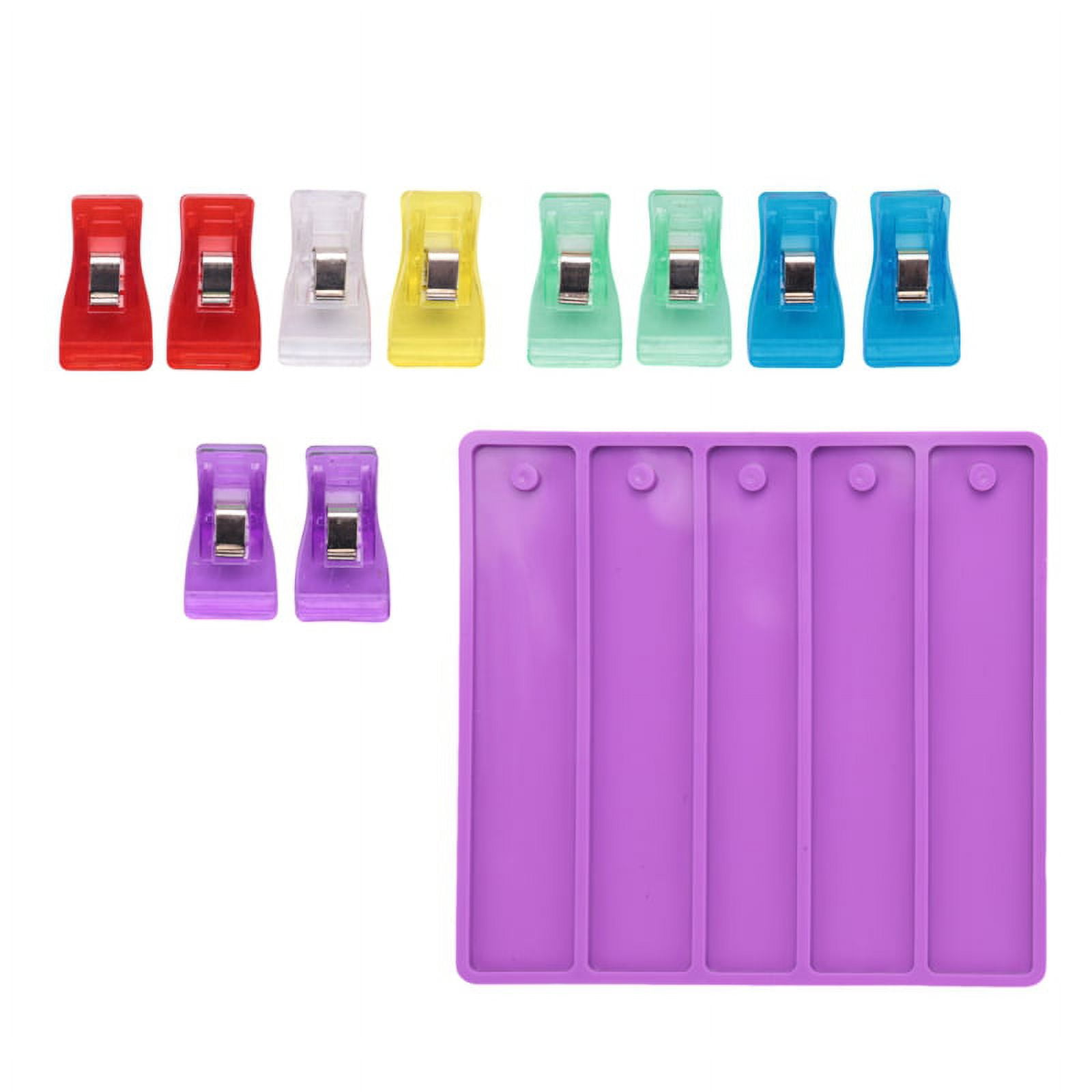 Credit Card Puller Silicone Resin Mold, 10 Assorted Color Acrylic Debit ...