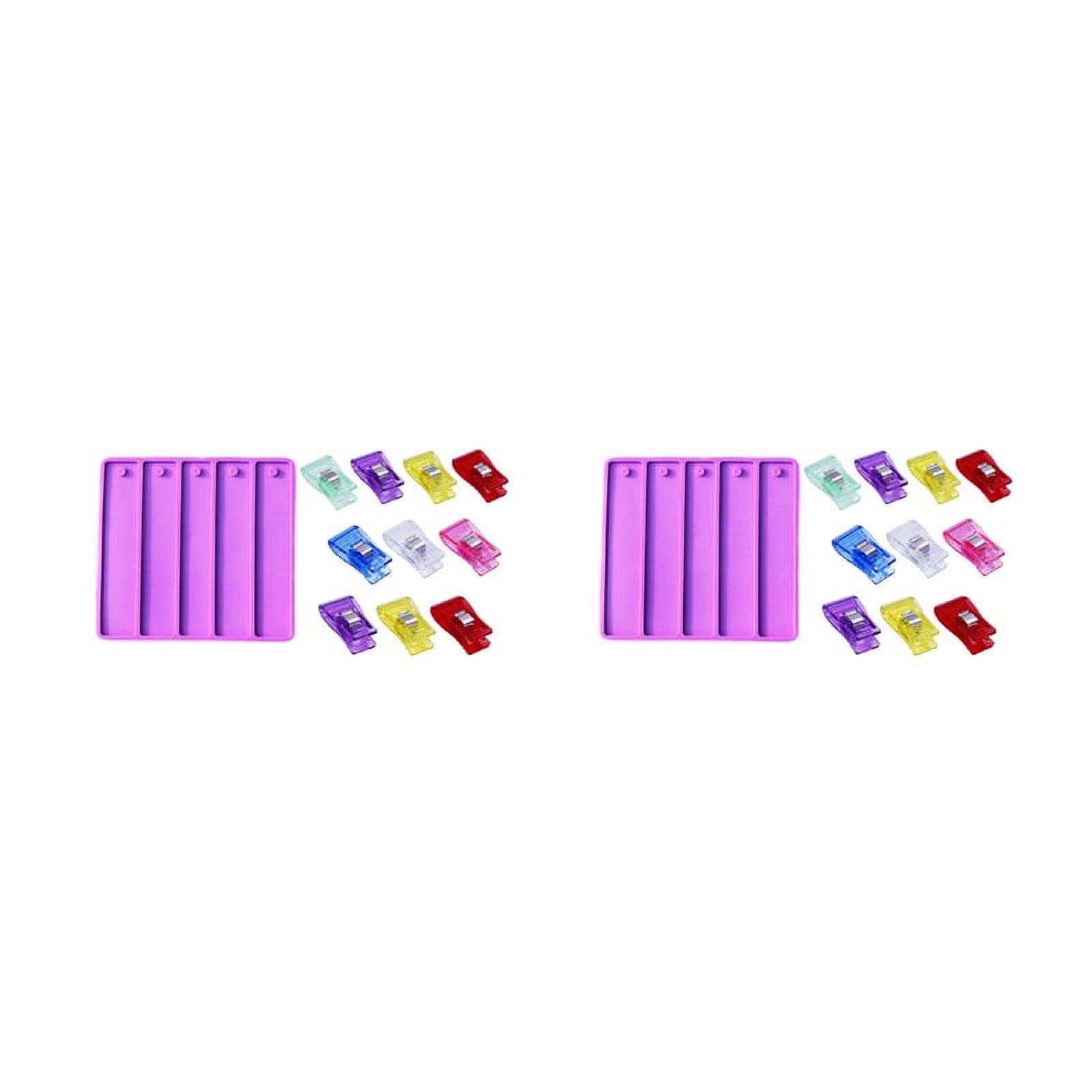 Credit Card Puller Silicone Resin Mold, 20 Assorted Color Acrylic Debit ...