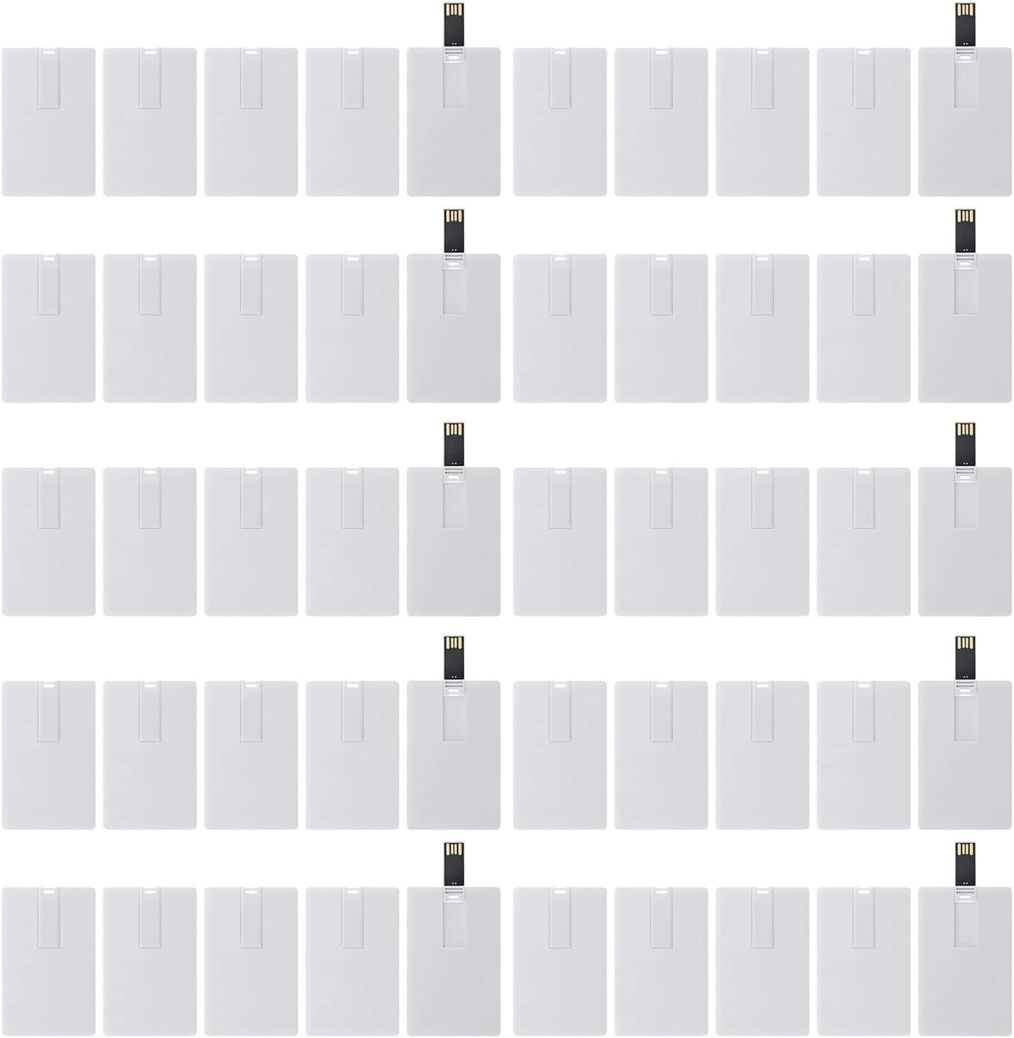 Credit Card USB2.0 Flash Drive 512MB 50 Pack Business Card Bank Card ...