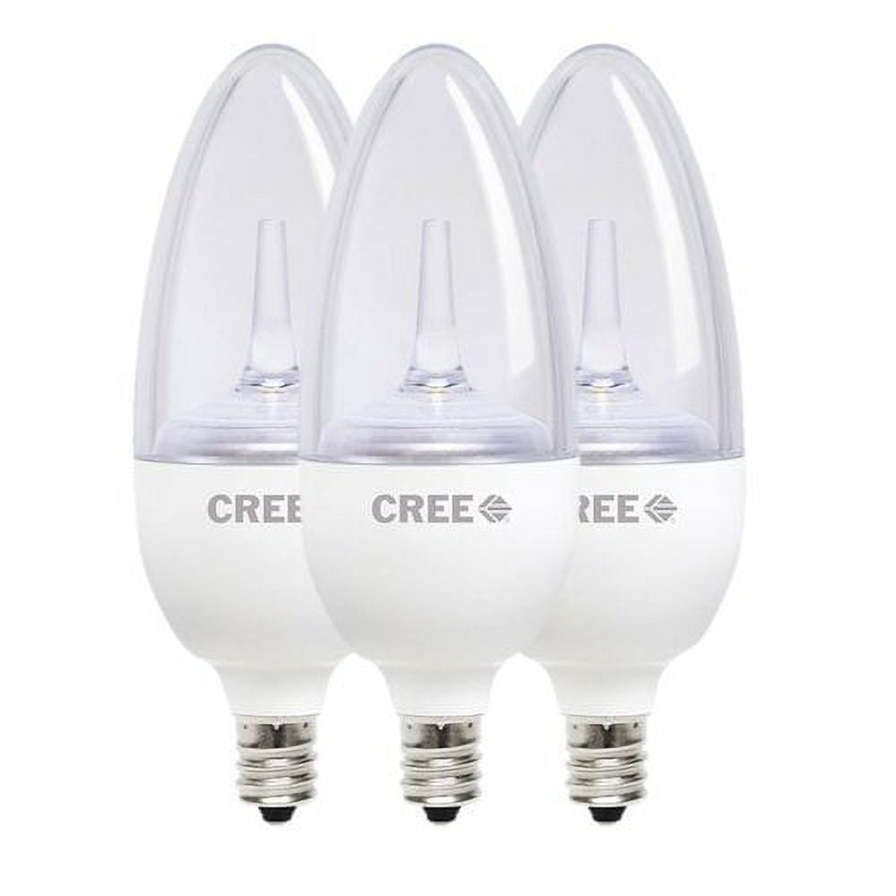 Cree 5 Watt, B13 LED, Dimmable Light Bulb, Soft White (2700K) E12 ...