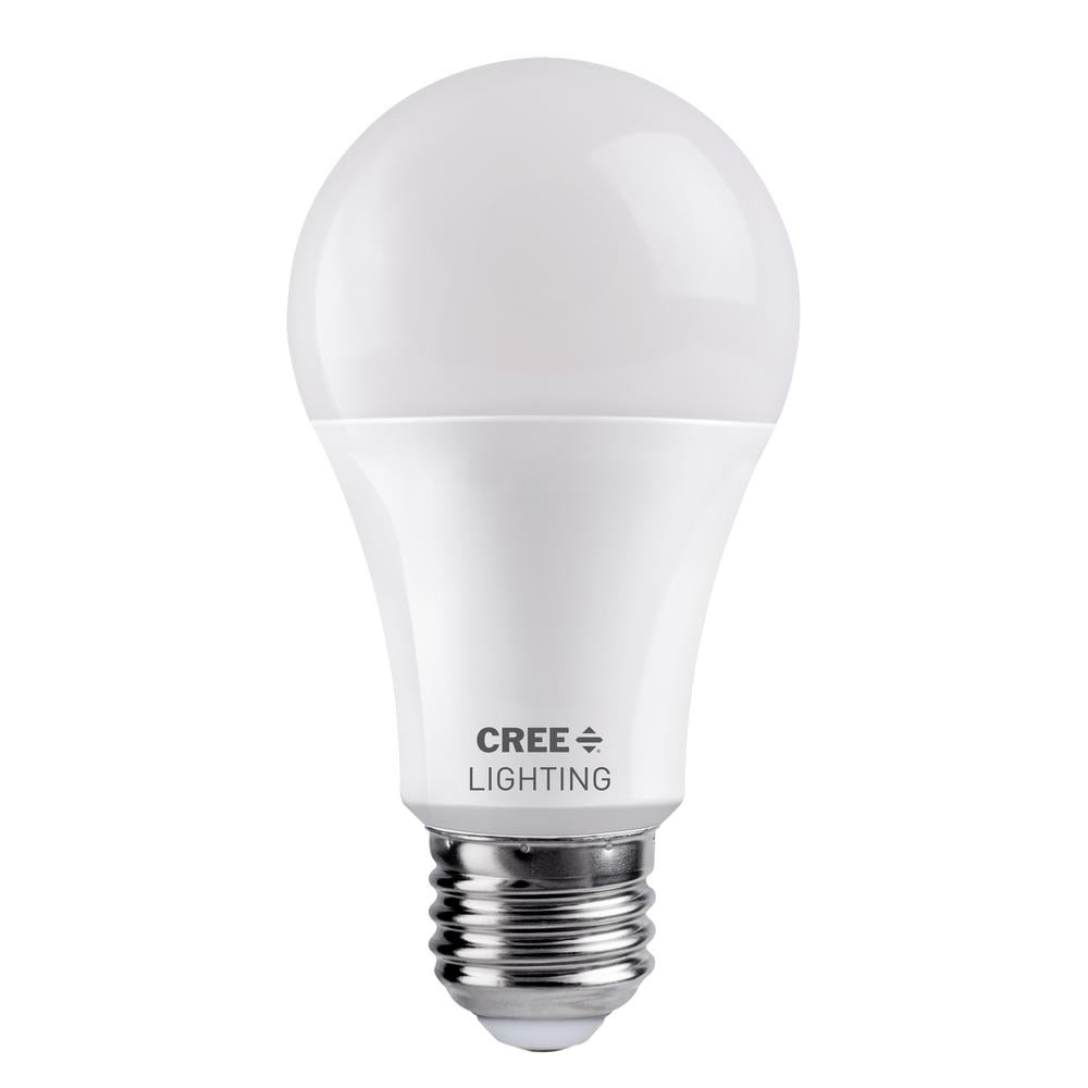 Cree Lighting A19 100W Equivalent LED Bulb, 1600 lumens, Dimmable, Soft ...