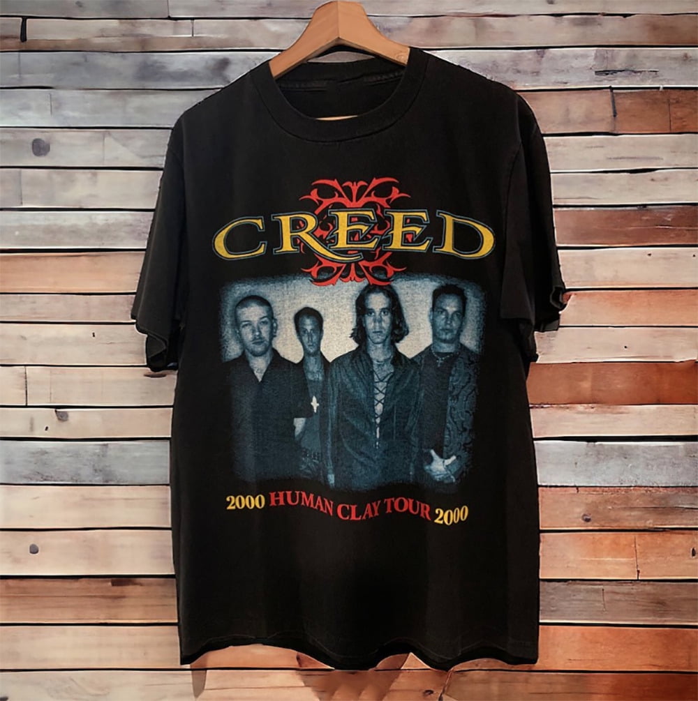 Creed Band 2000 Tour Collection T-Shirt Cotton Uni S5133Christmas Gift ...