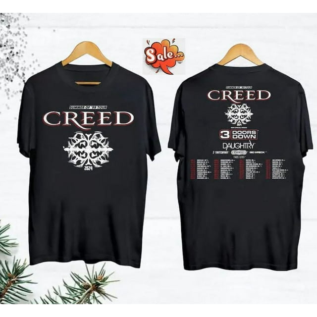 Creed Band 2024 Tour Summer of '99 Tour T-Shirt Cotton Unisex Fans Gift ...