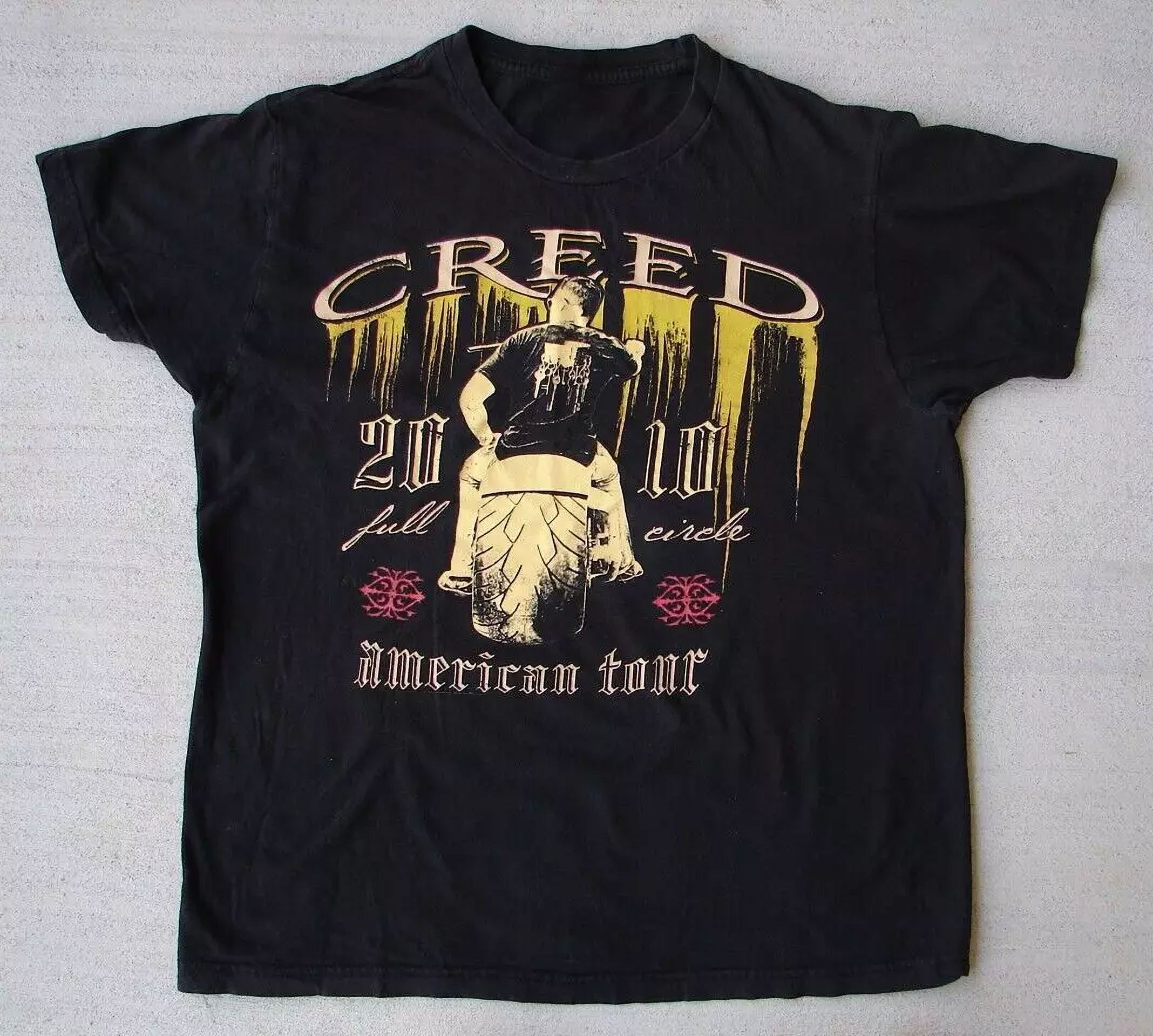 Creed Band American Tour Concert Tee Shirt Men Women All Size Cotton ...