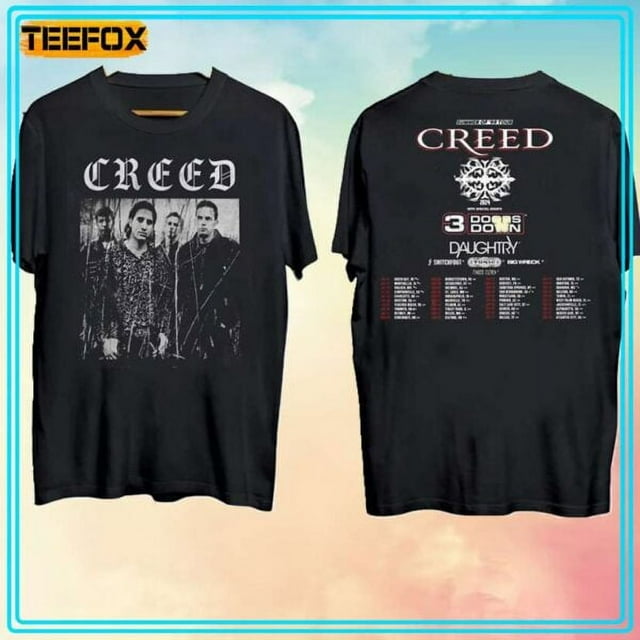 Creed Band Summer of ’99 Tour 2024 3 Doors Down T-Shirt - Walmart.com