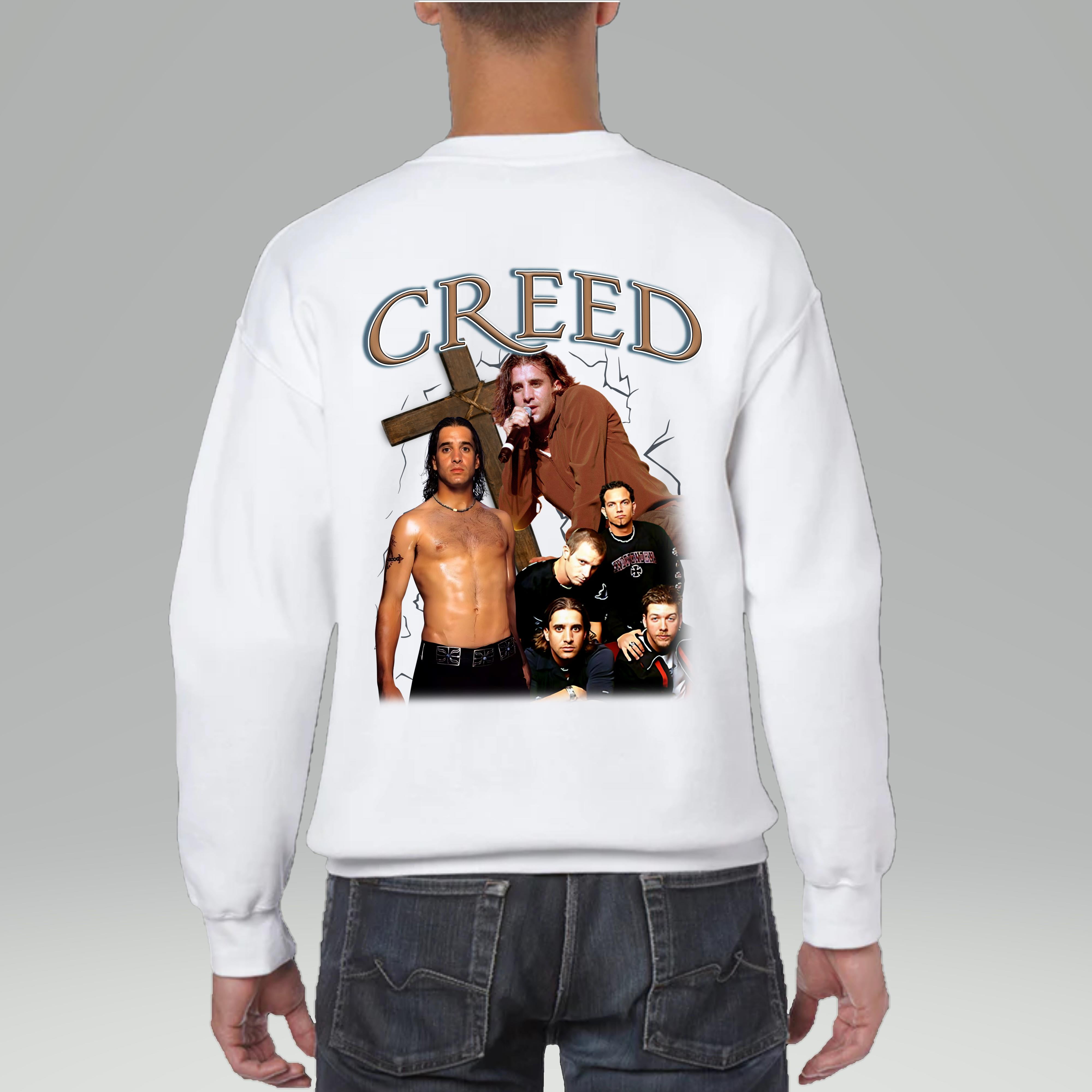 Creed Band Tour Sweater Back Side,2024 Music Concert Sweater Back Side, Unisex Sweater Back Side ...