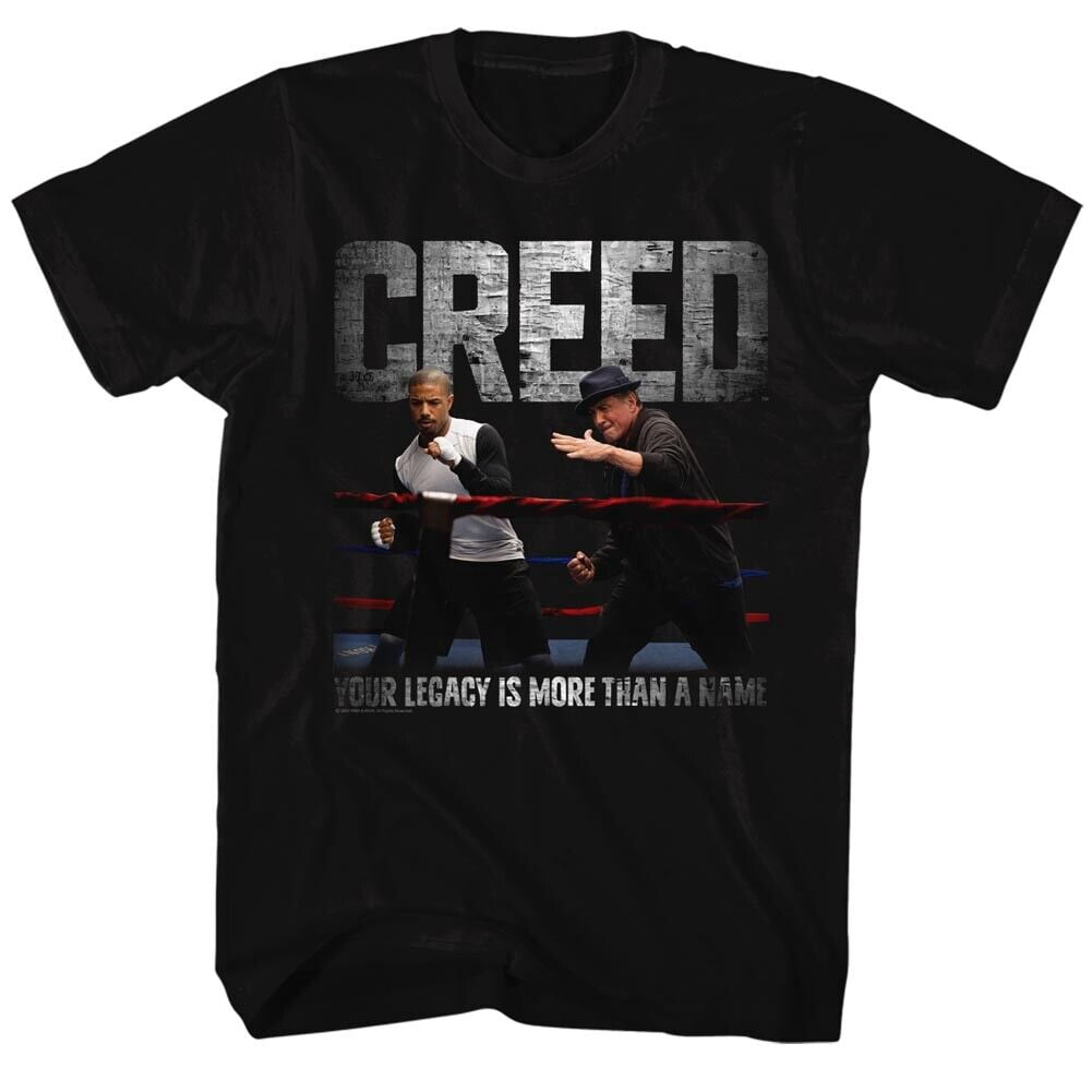 Creed Boxing Movie Adonis Creed & Rocky Balboa In Ring Full Color Men's ...