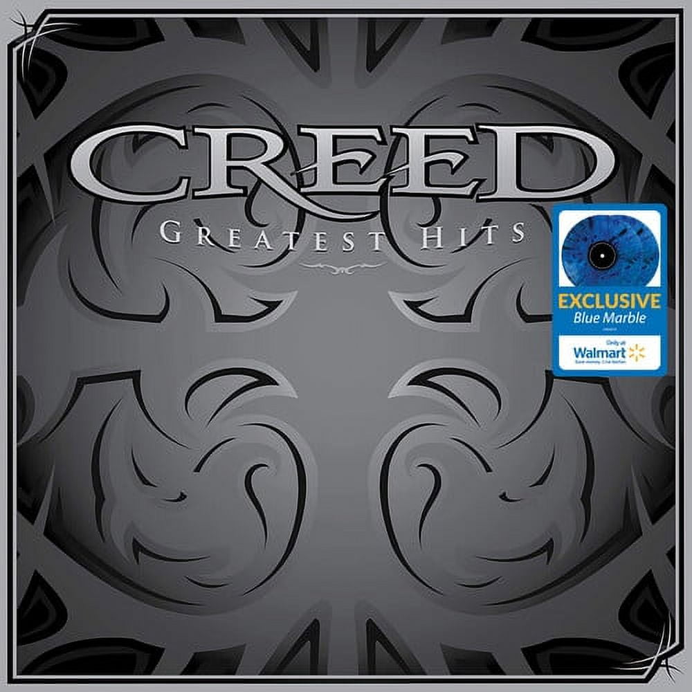 Creed Greatest Hits - 2LP Rock Album - Blue Marble Vinyl (Walmart ...