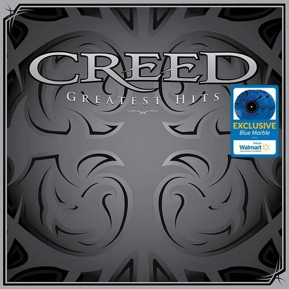 Creed Greatest Hits - 2LP Rock Album - Blue Marble Vinyl (Walmart ...