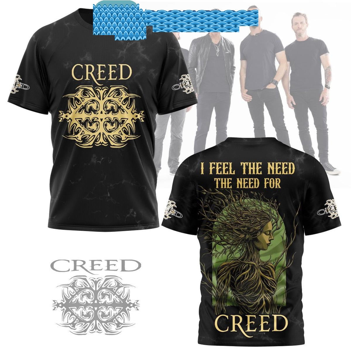 Creed I Feel The Need For Creed Hoodie T-Shirt - Walmart.com