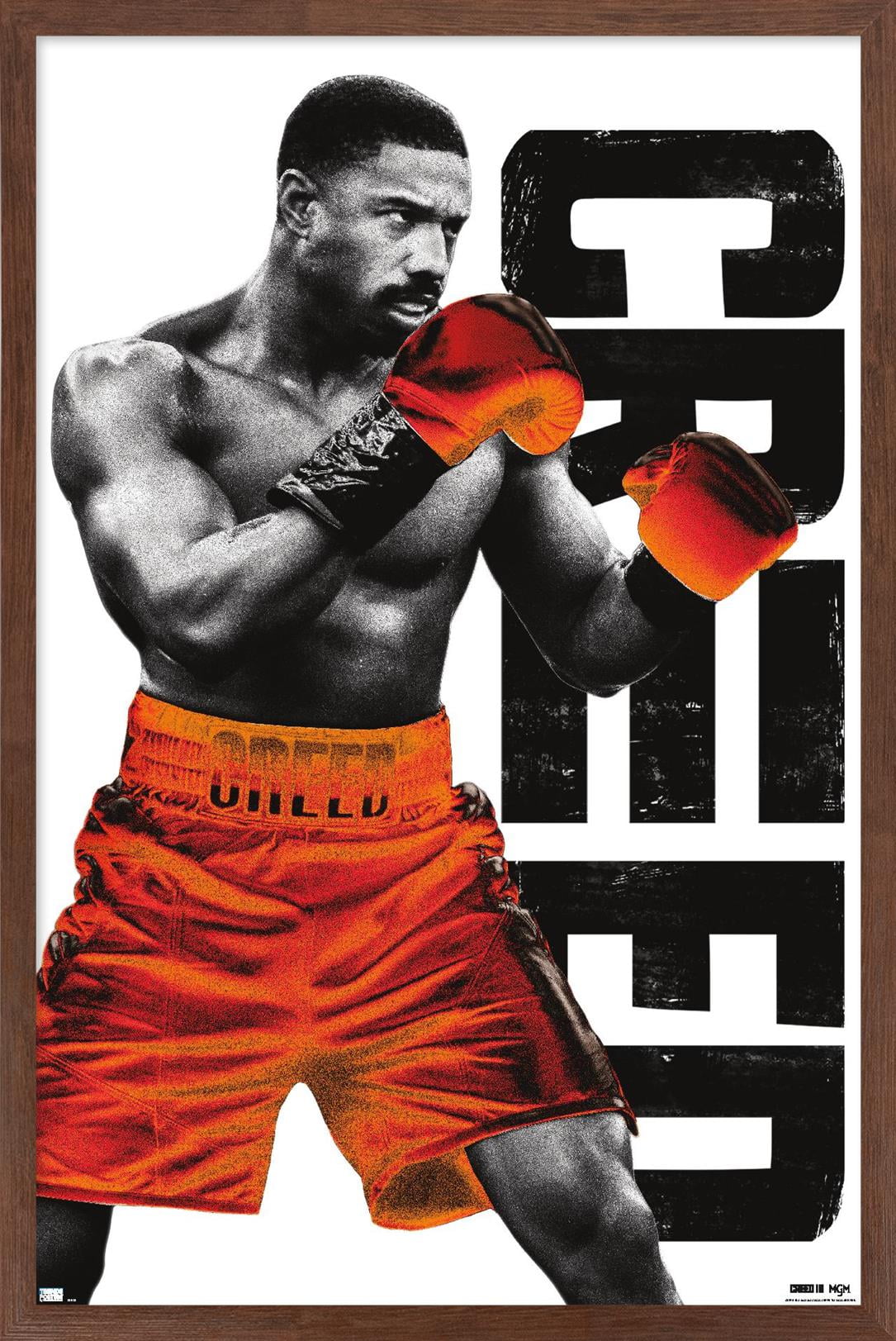 Creed III - Adonis Black and White Wall Poster, 14.725" x 22.375 ...