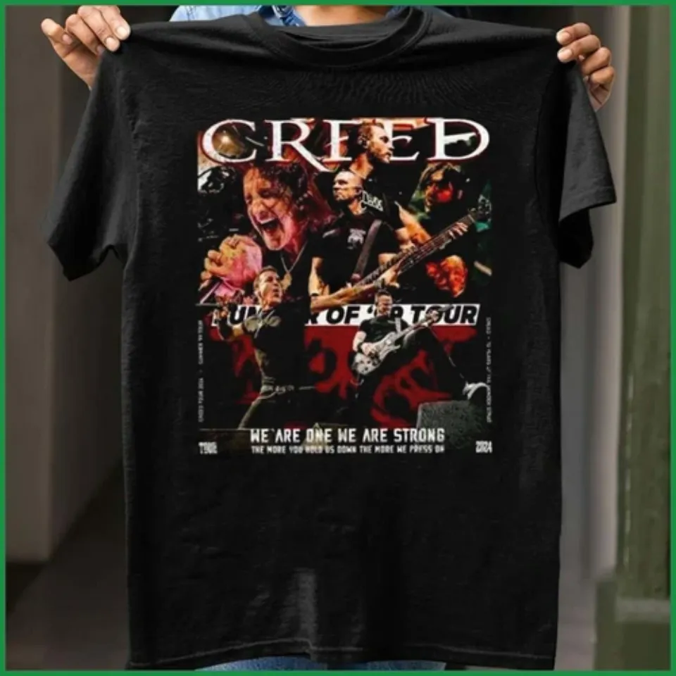 Creed Rock Band Summer Of ’99 Tour 2025 Graphic Tee With 90s Concert ...