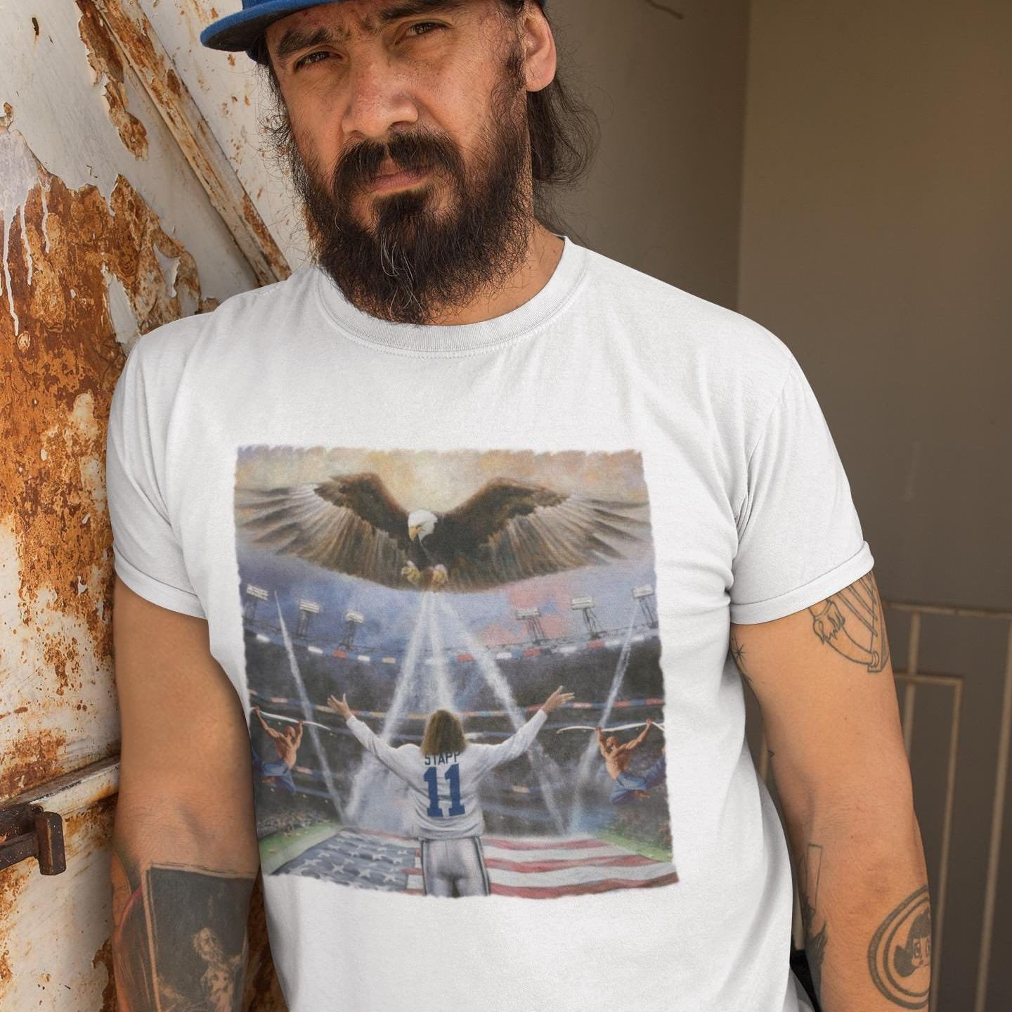 Creed Thanksgiving Halftime Show Tee Retro Rock Tee Bald Eagle Tee ...