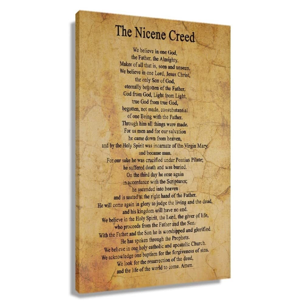 Creed Wall Art Prayer Poster Kitchen Giclee Print On Canvas Pictures ...