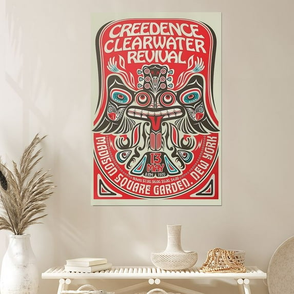 Creedence Clearwater Revival Madison Square Concert Poster Music Poster ...