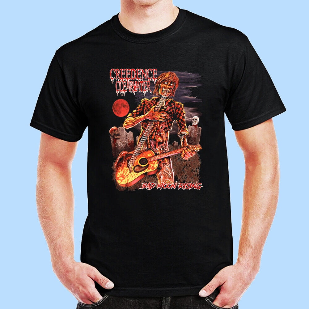 Creedence Clearwater Revival Mens Black T-Shirt Size S 5XL Ship from US ...