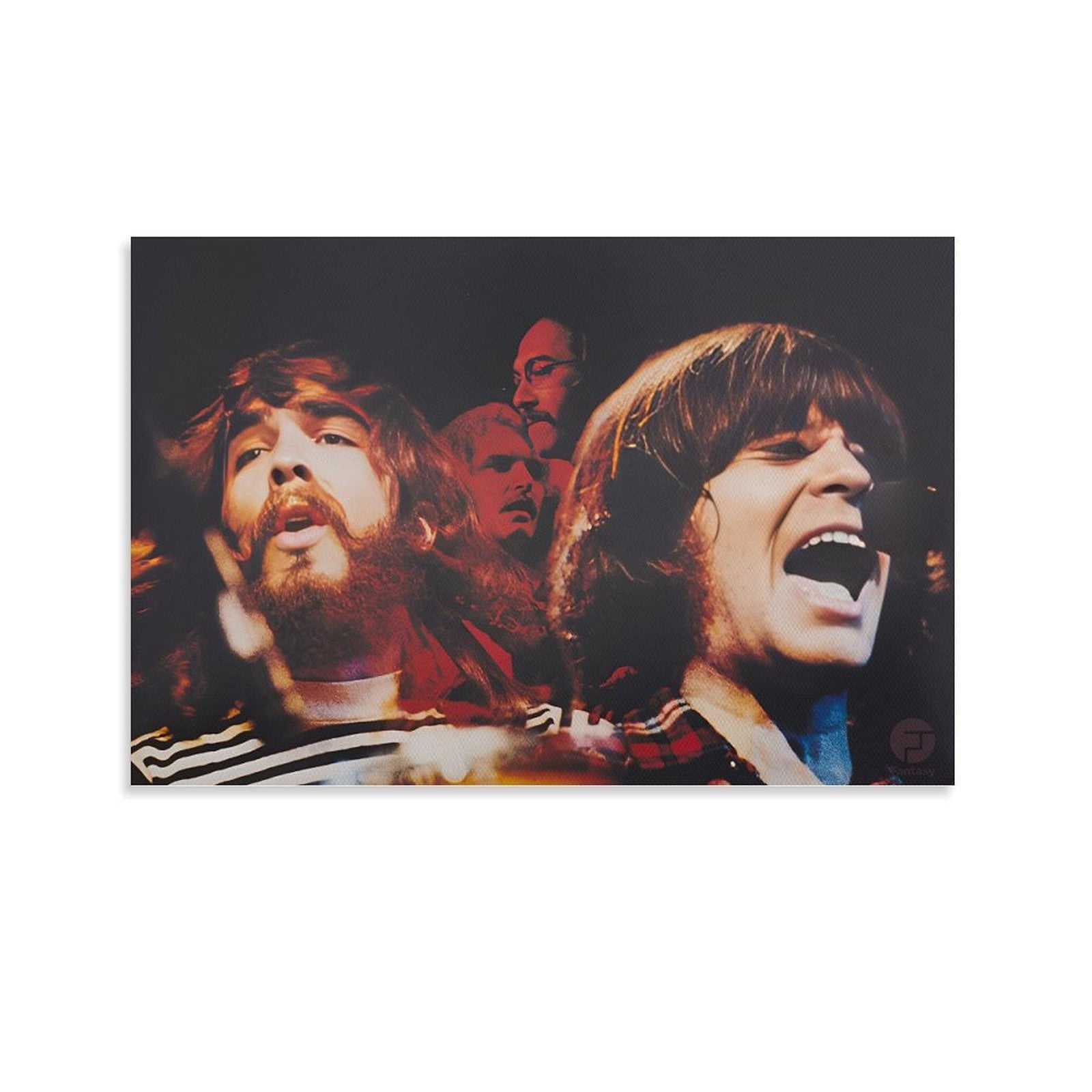 Creedence Clearwater Revival Retro Rock Band 3 Poster Canvas Art Poster ...