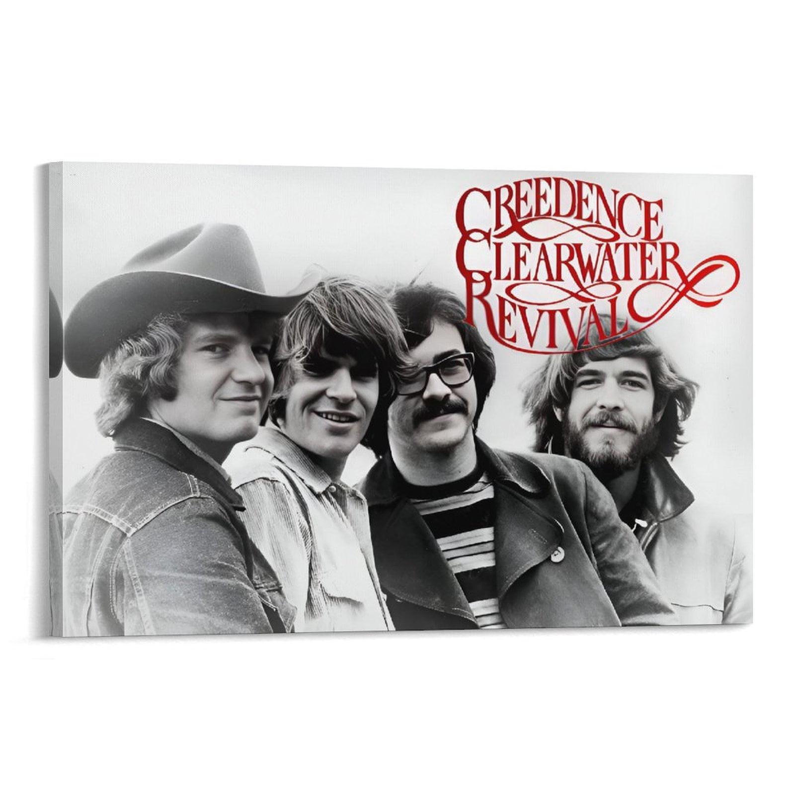 Creedence Clearwater Revival Retro Rock Band 4 Poster Wall Art Picture ...