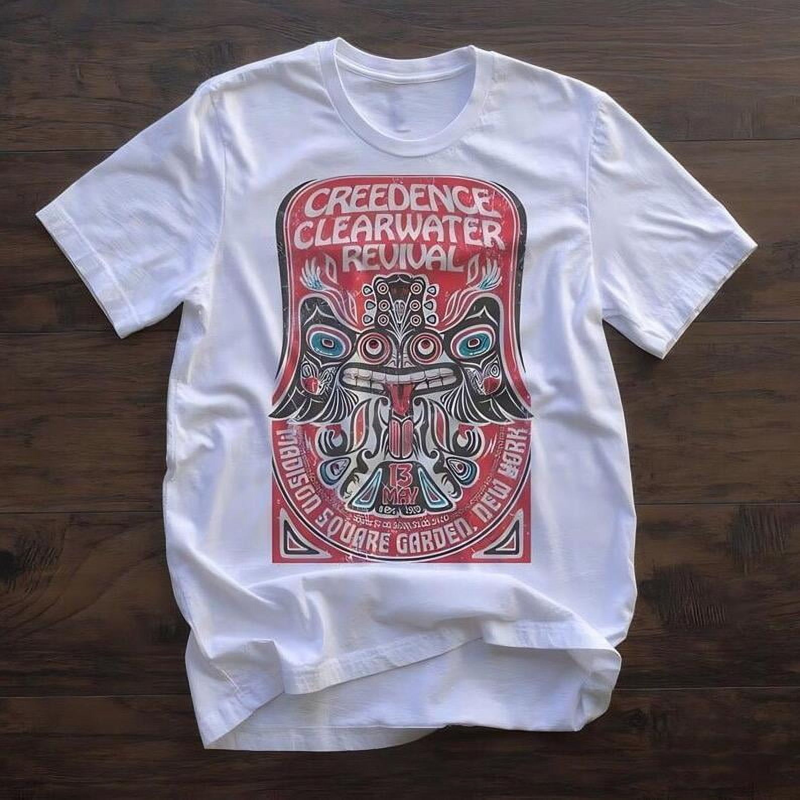 Creedence Clearwater Revival T Unisex Comfort Tee T Shirt, Color: Red ...