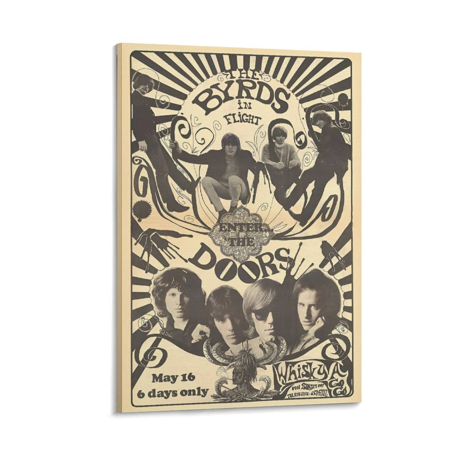 Creedence Clearwater Revivals Retro Rock Band Art Poster Painting On ...