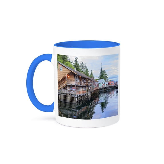 Creek Street, Ketchikan, Southeast Alaska, Inside Passage, 15oz Two ...