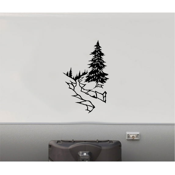 Creek Trees RV Camper Replacement Decal Scene Trailer Stickers TTC01 ...