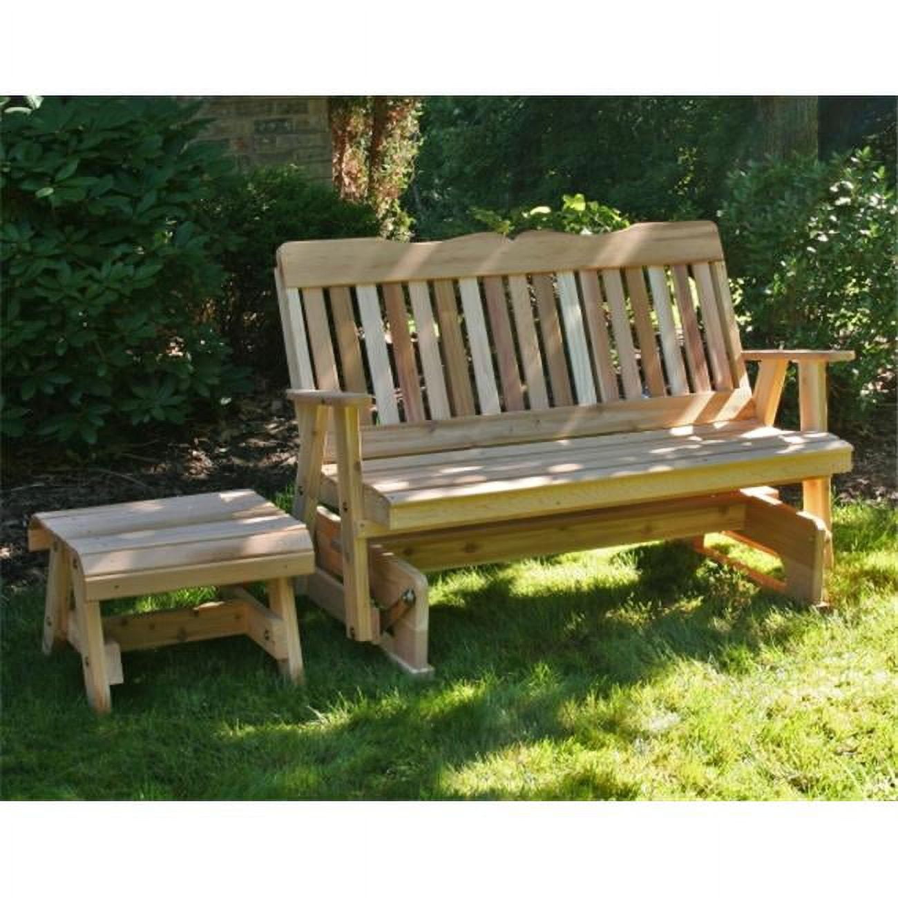 Creek Vine Designs WRF5SEGSETCVD Cedar Countryside Rocking Glider ...