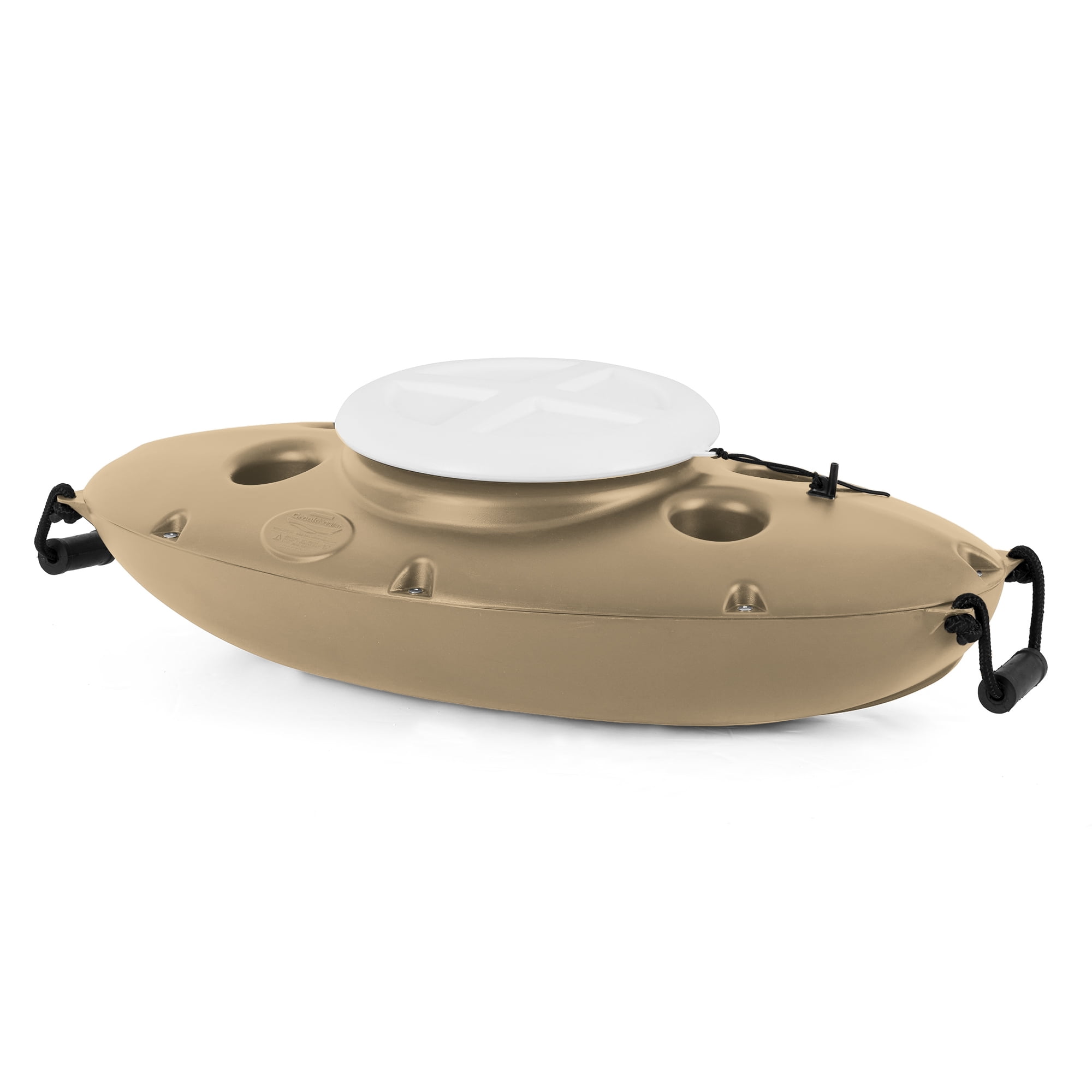 CreekKooler 30 Qt Floating Insulated Beverage Cooler Pull Behind Kayak ...