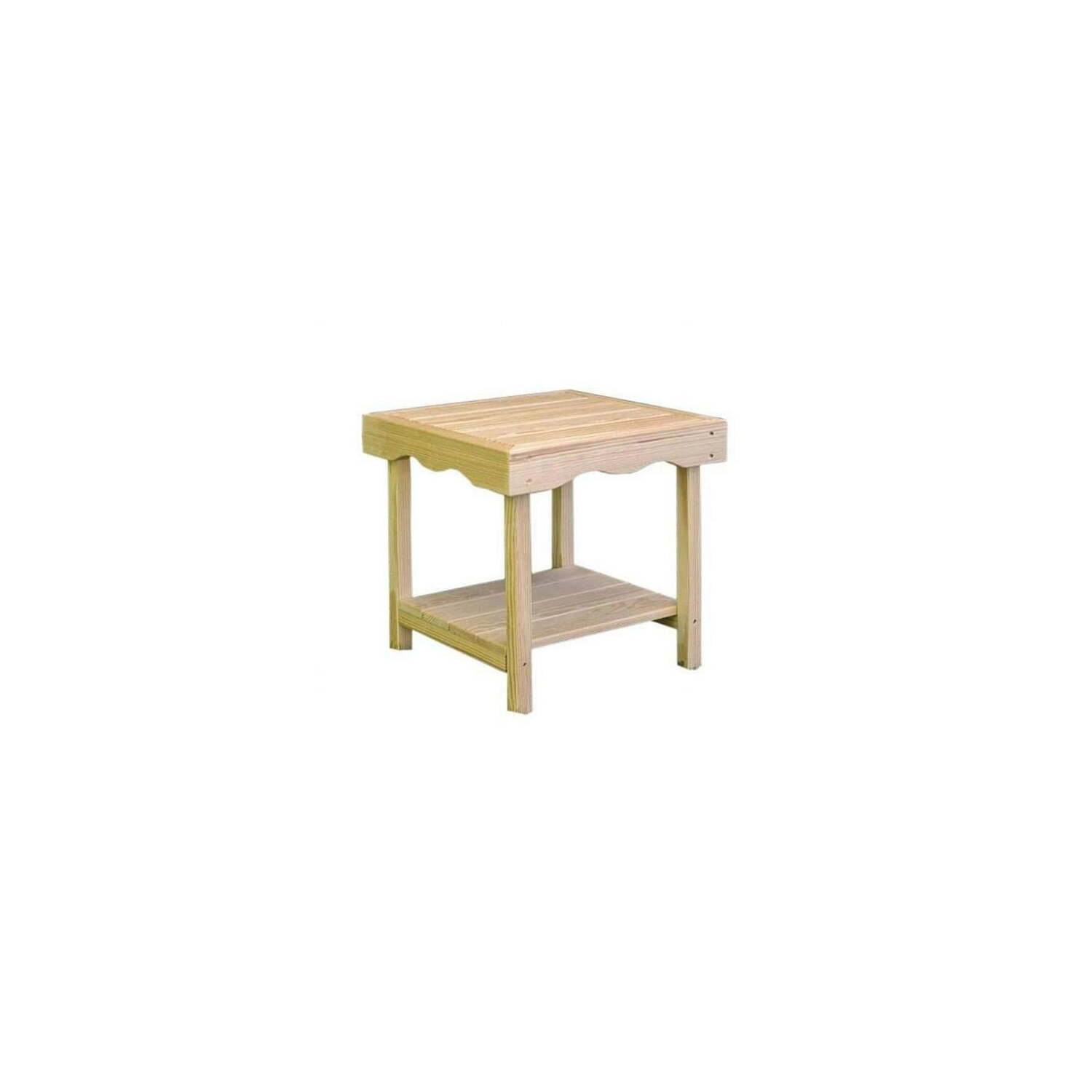 Creekvine Designs FCT1721CVD Treated Pine Rectangular End Table ...