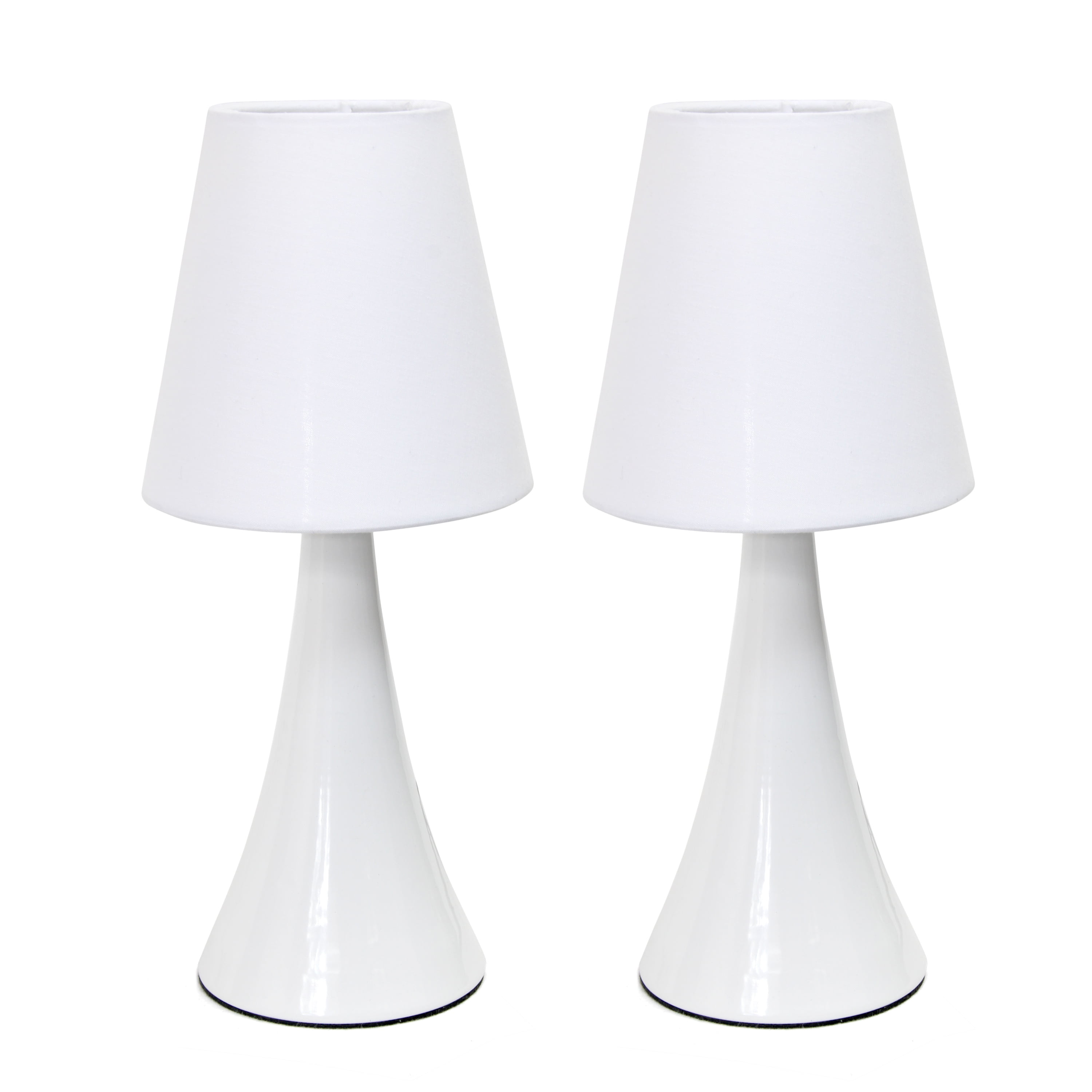 Creekwood Home 11.42" Chic and Contemporary Mini Touch Lamp Duo, for ...