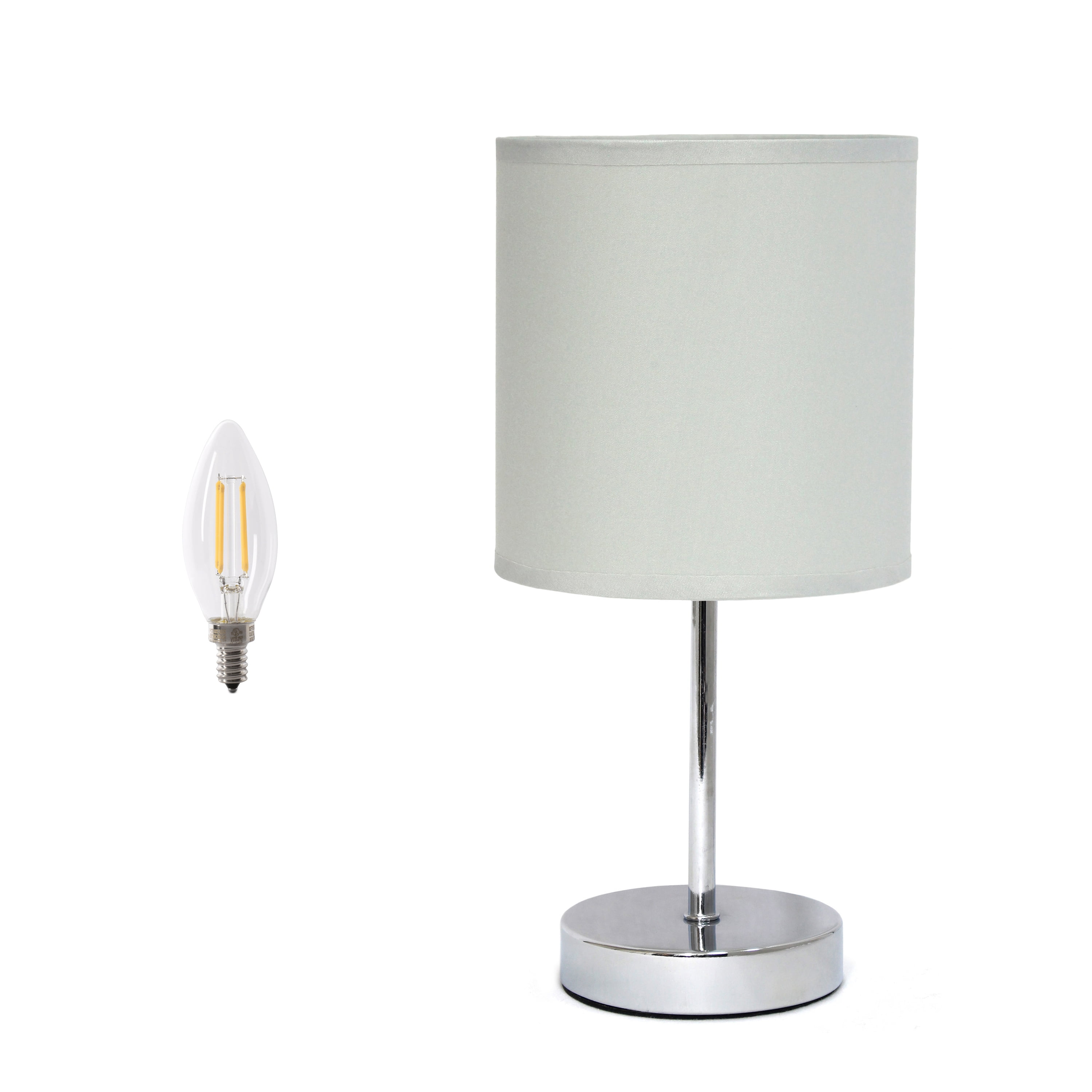 Creekwood Home Petite Metal Stick Table Lamp - Walmart.com