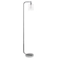 Creekwood Home 63" Industrial Glass Shade Floor Lamp – Minimalist ...