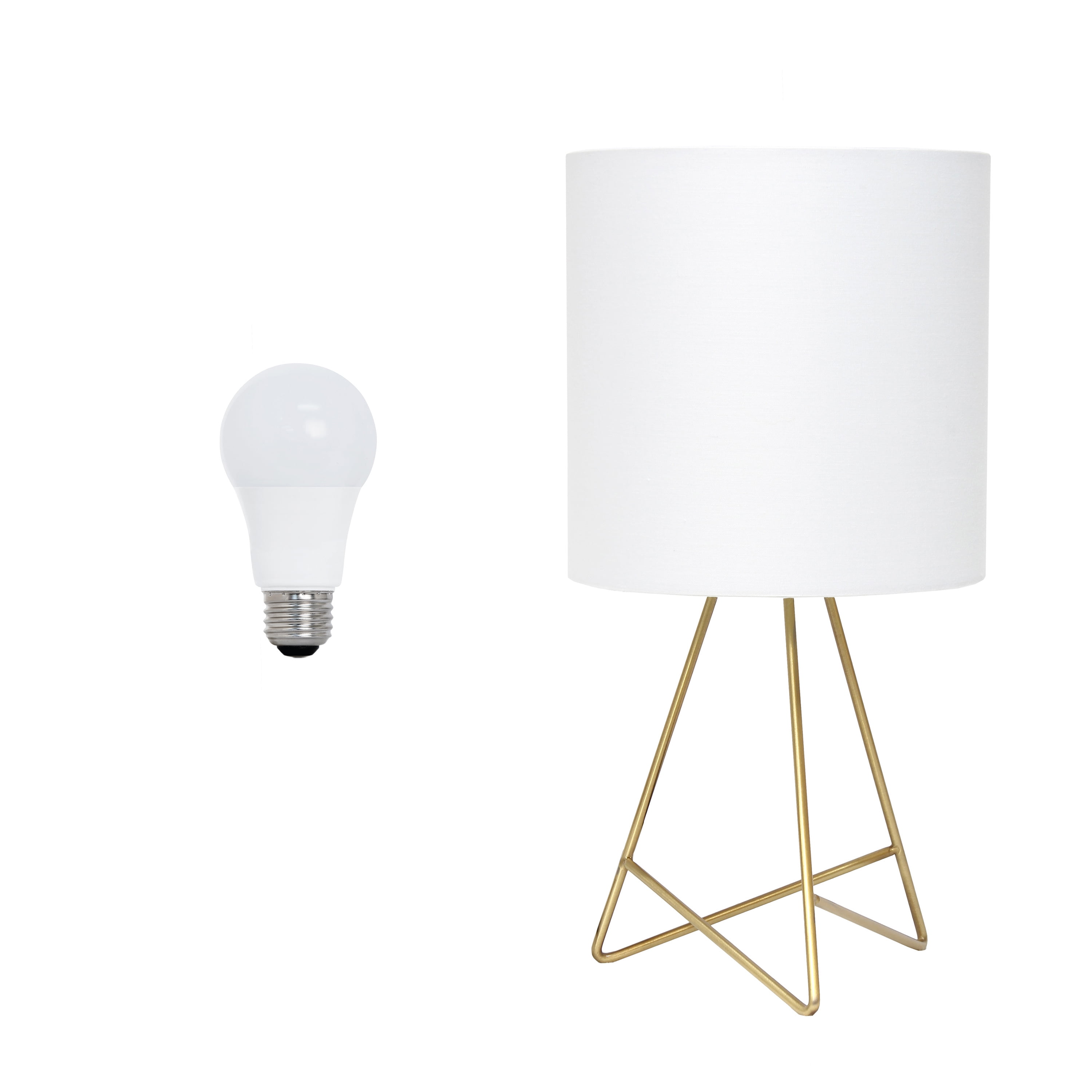 Creekwood Glamora 14 Wire Table Lamp - Modern Chic LED Bulb - Walmart.com