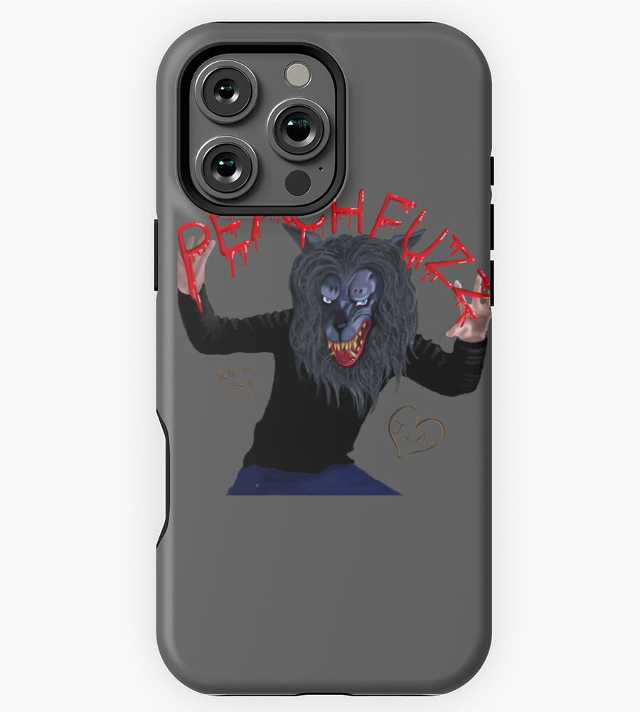Creep HQ Peachfuzz Werewolf GA1488 Phone Case for iPhone 11 to 17 Pro ...