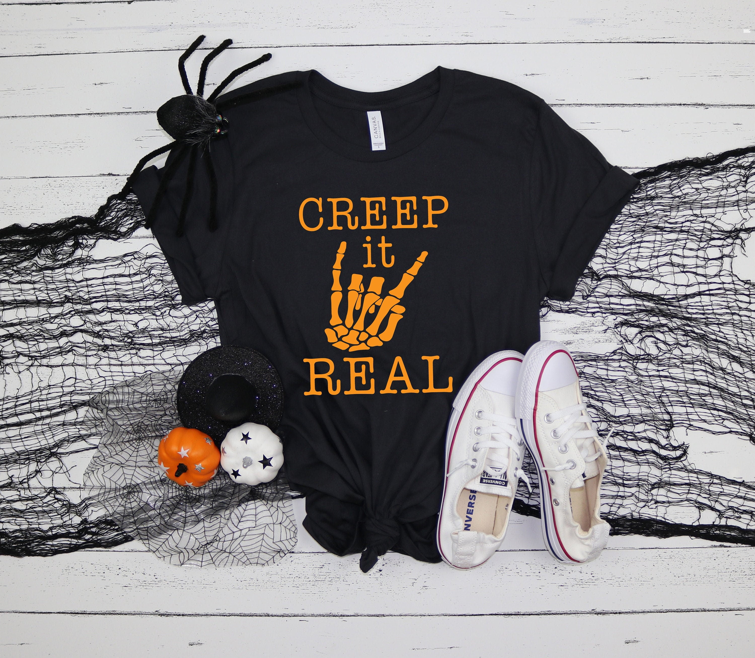 Creep It Real Shirt, Halloween Shirts, Halloween 2020 Shirt, Creepy ...