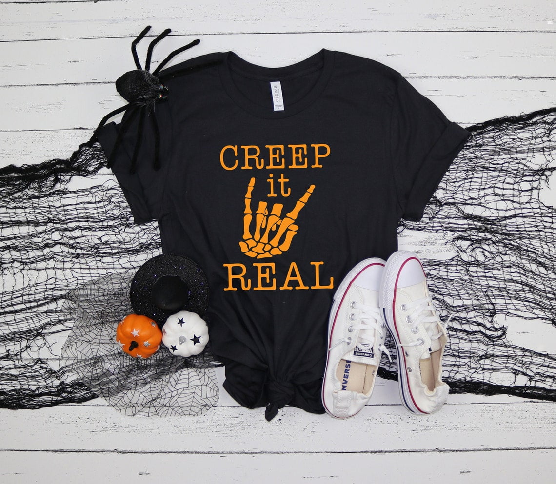 Creep It Real Shirt, Shirts, 2020 Shirt, Creepy Shirt, Outfits, Funny ...