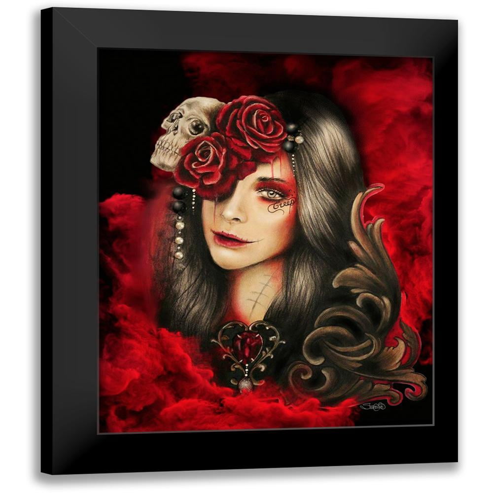 Creep - Malevolent Collection 12x14 Black Modern Framed Museum Art ...