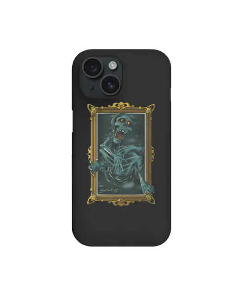 Creep it Real Scary Skeleton Head Halloween Phone Case for iPhone 16 15 ...