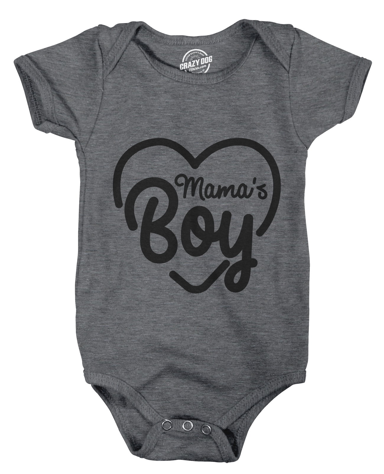 Creeper Mamas Boy Cute Funny Sarcastic Shower Baby Shirt Gift for ...