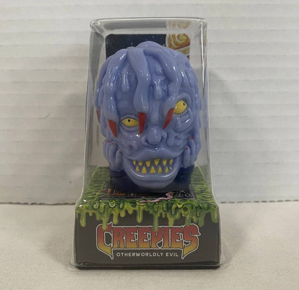Creepies CLAWFACE 2.5” Sofubi Soft Blue Vinyl Kaiju Monster Violence ...